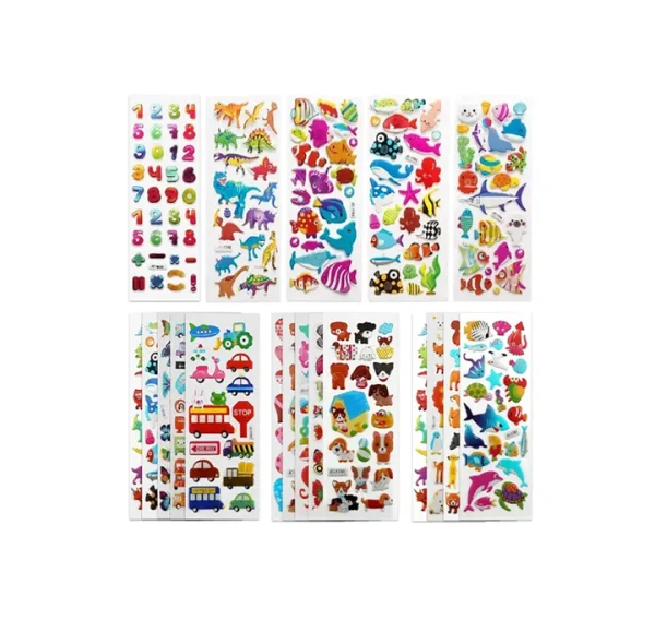3D Puffy Stickers - DeskXpress